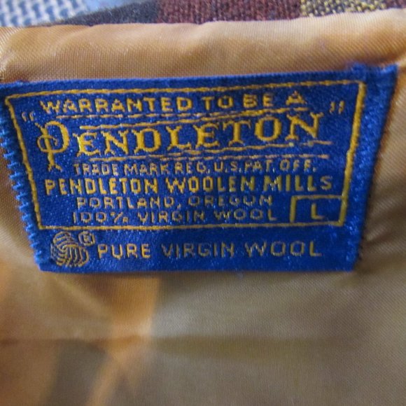 Pendleton | Jackets & Coats | Sale Iconic Pendleton 49er Plaid Wool ...